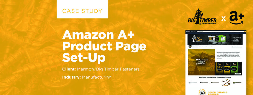 Case Study: Amazon+ Product Page Set-Up | Kinetic Marketing & Creative